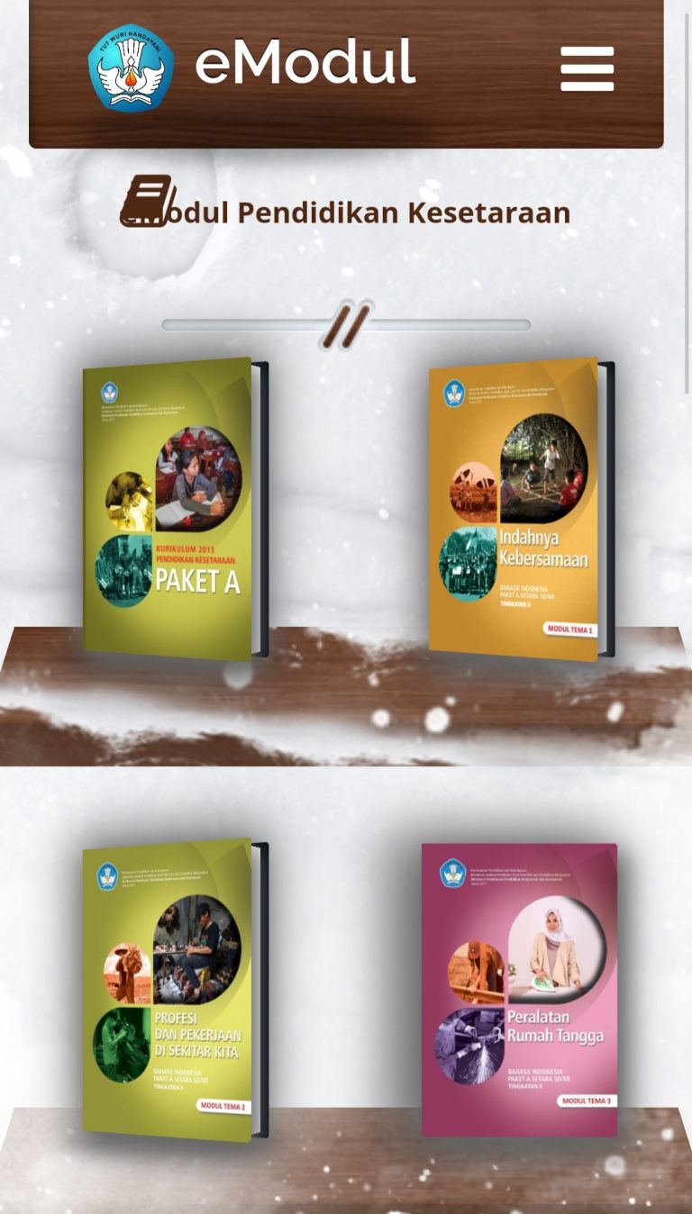 Cetak Modul Paket A, B, C Semester Genap – Yayasan Az zahra Kepahiang